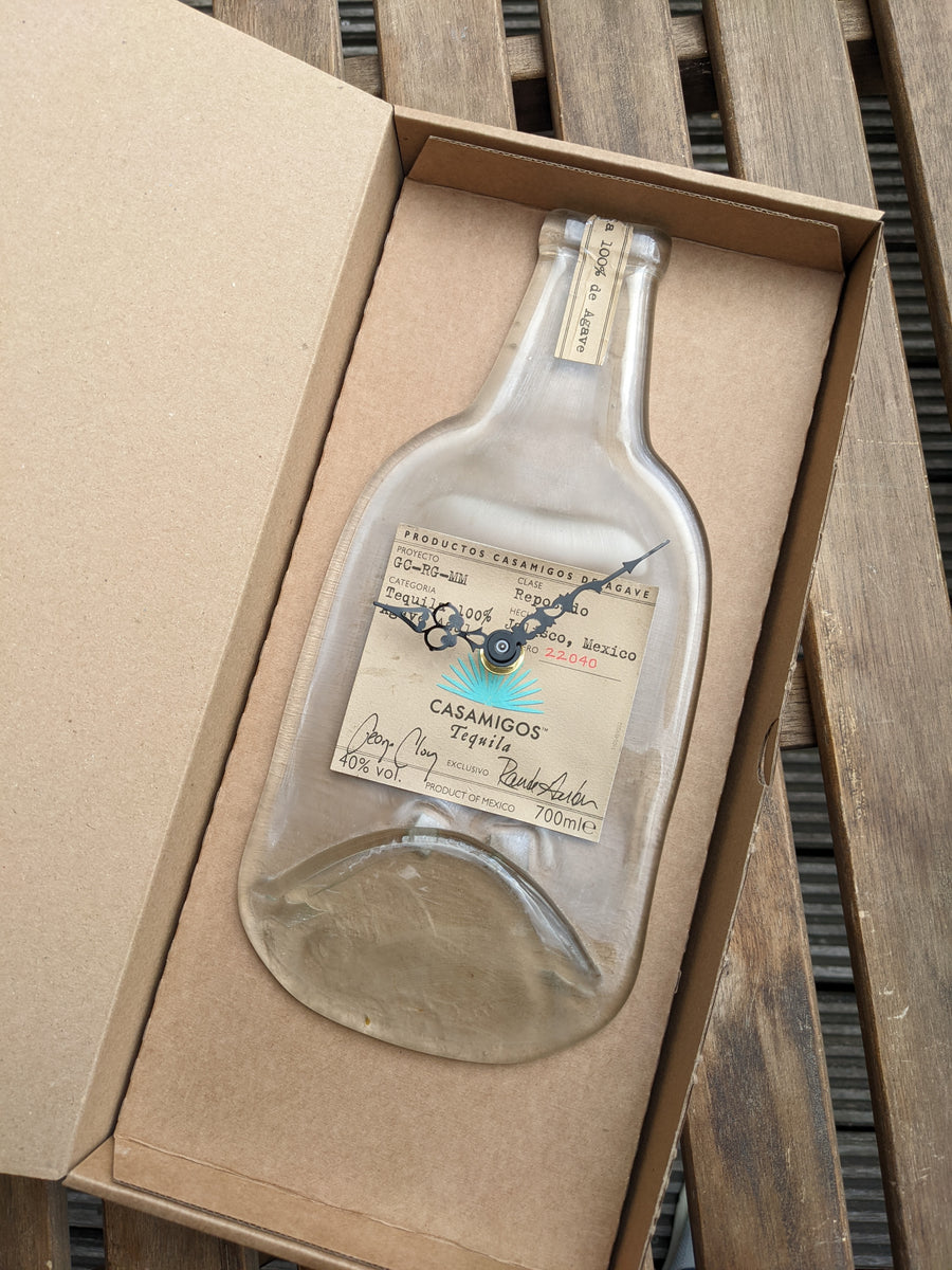 Casamigos Tequila bottle clock – Rewind Glass