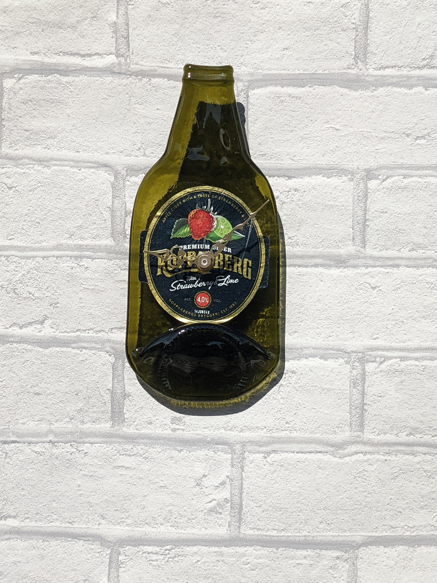 Kopparberg cider bottle clock – Rewind Glass